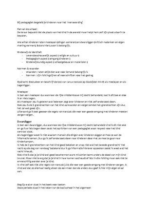 Observatielijst pedagogisch klimaat - In de klas ligt alles netjes en ...