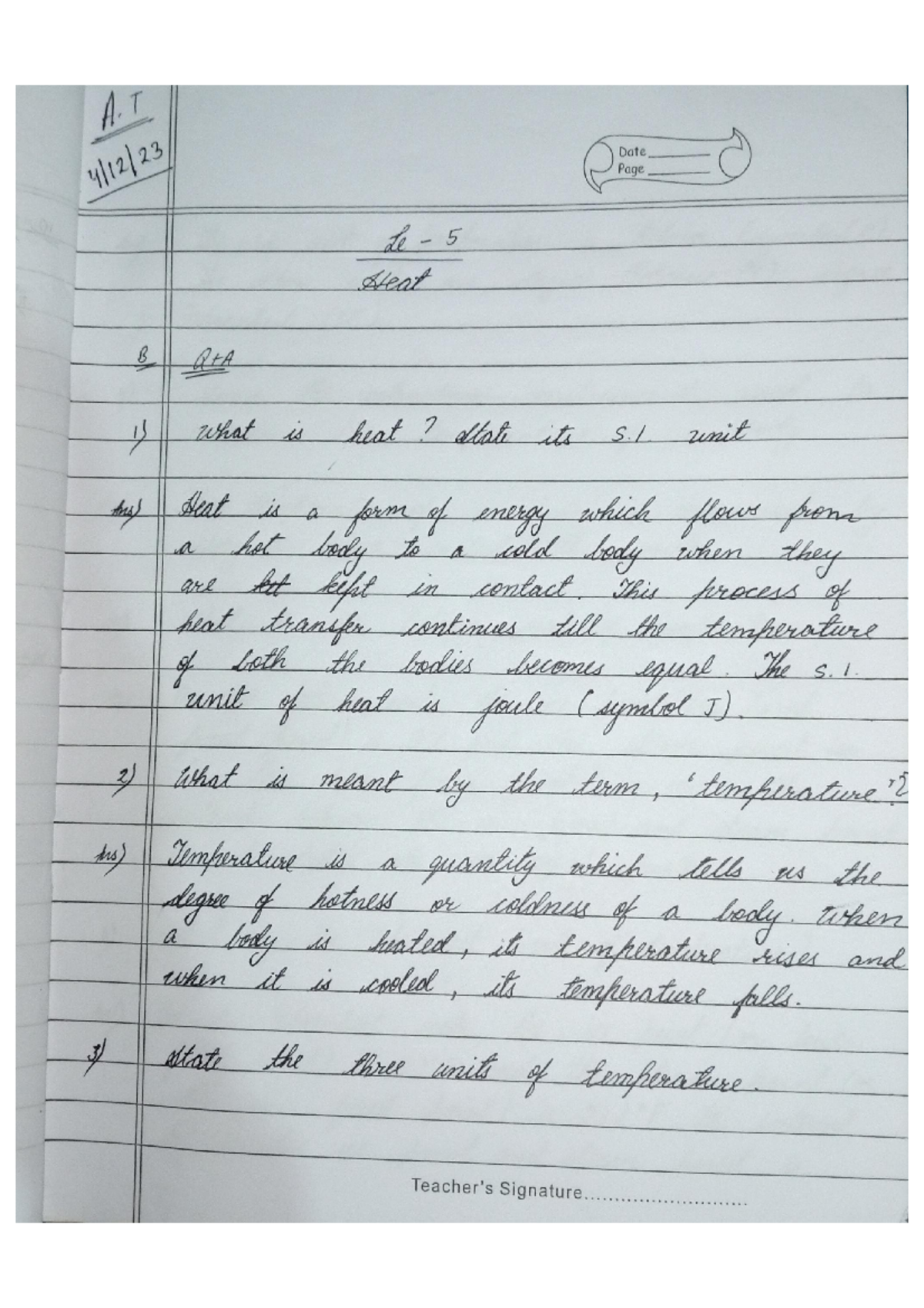 Chapter 5 - heat q+ans - Physics HL - Studocu