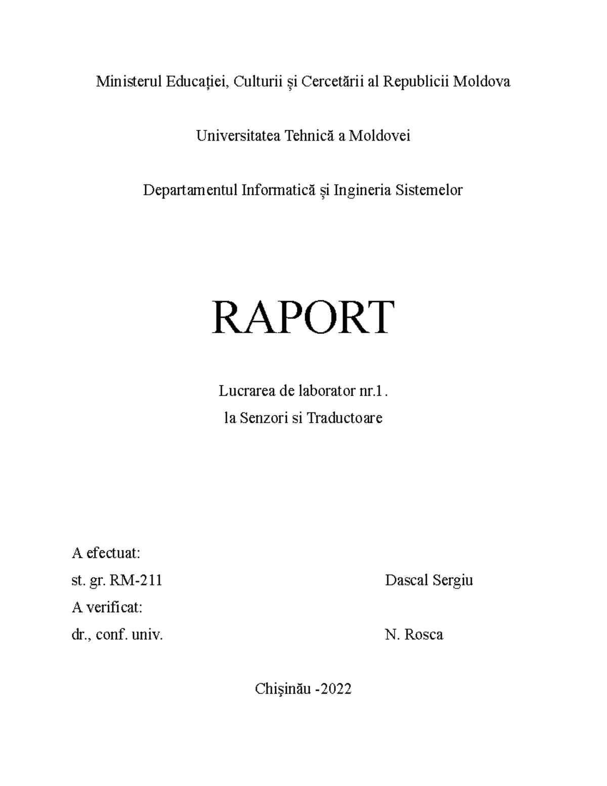 RM-211 Dascal Sergiu ST LAB 1 - Ministerul Educaţiei, Culturii și ...