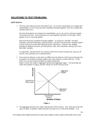 Chapter 33 Aggregate Demand and Aggregate Supply - ECO-202-T1419 ...