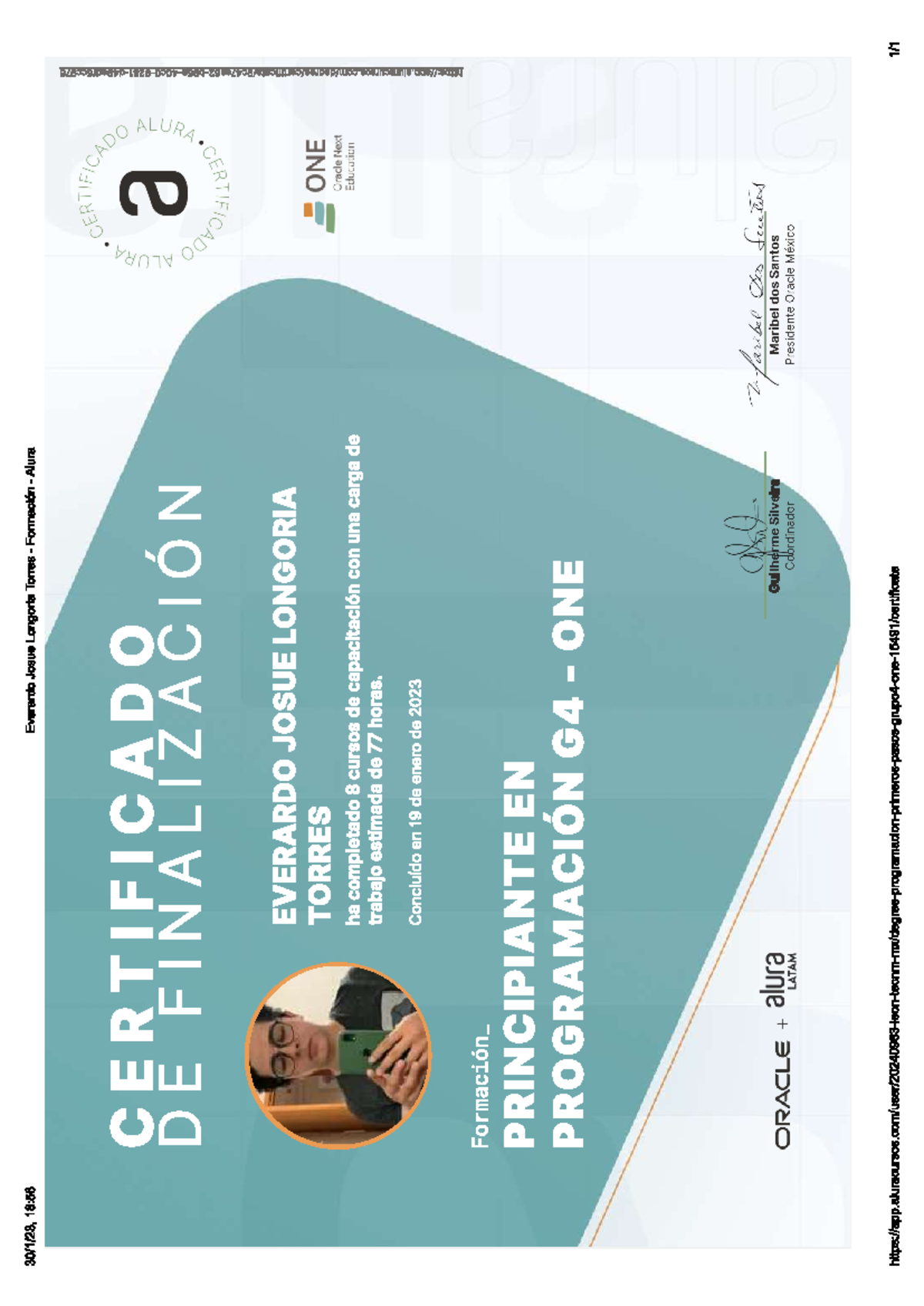 Principiante en programacion Oracle - Simulación - Studocu