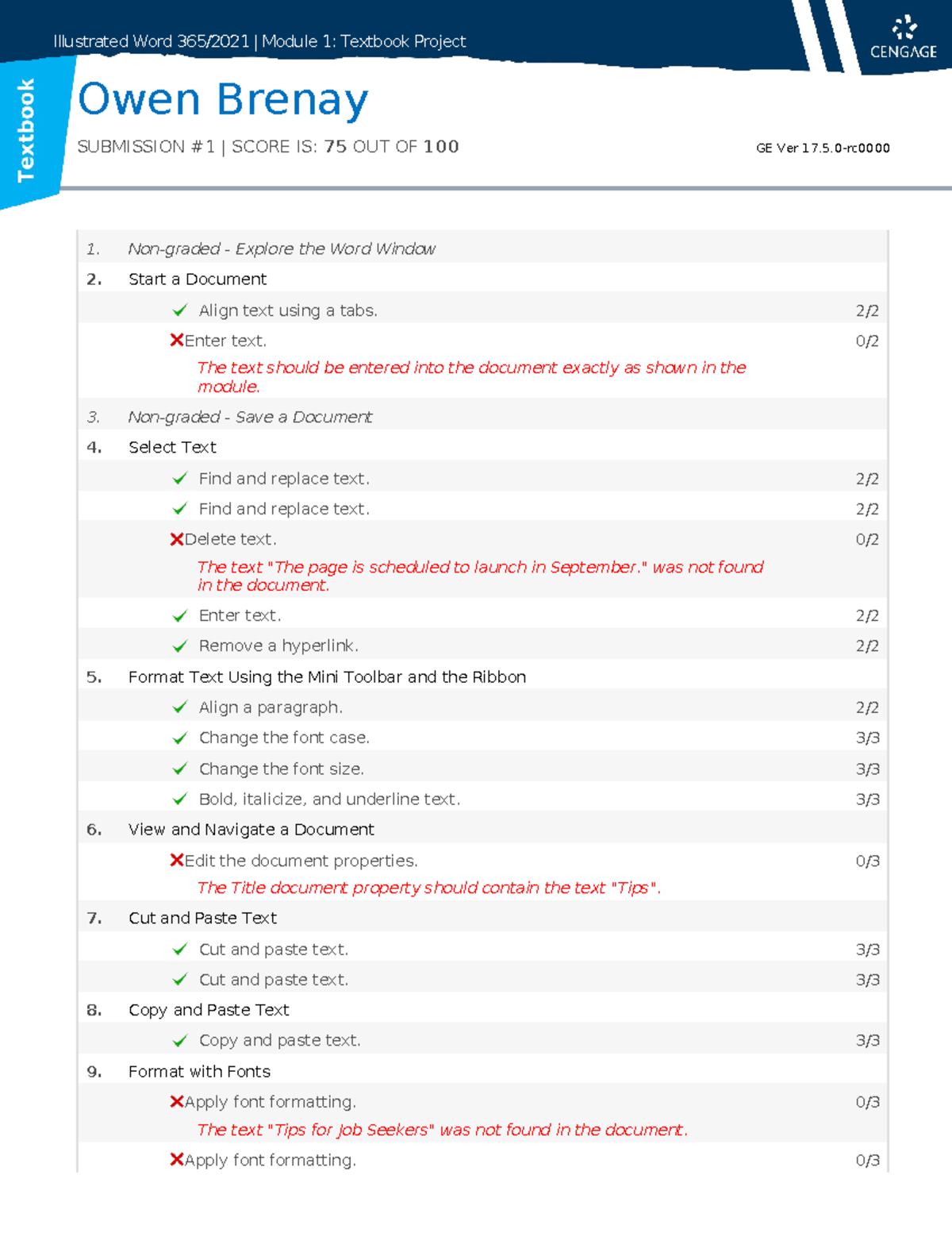 IL WD 1 Tip Sheet Owen Brenay Report 1 - Owen Brenay SUBMISSION #1 ...