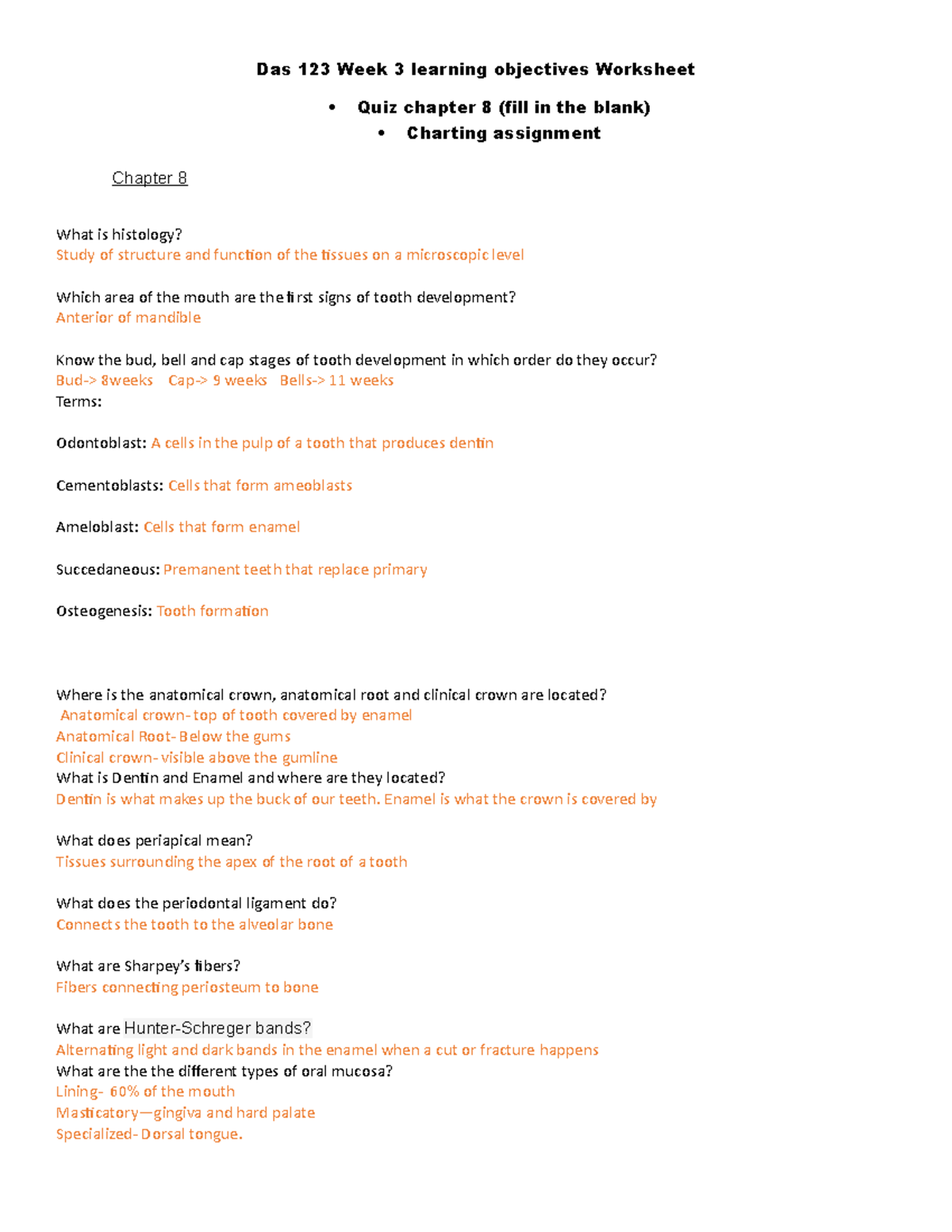 Das 123 Week 3 Learning Objectives Das 123 Week 3 Learning Objectives Worksheet Quiz Chapter 8
