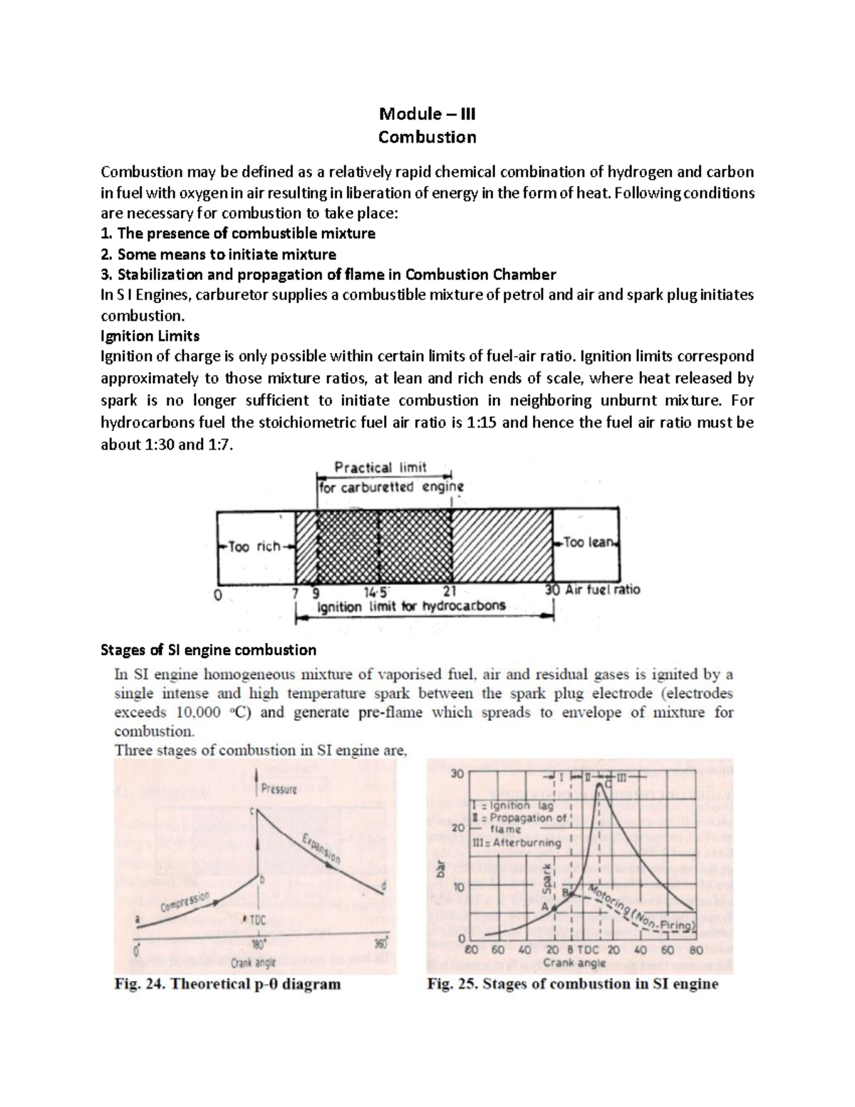 ICGT Module 3 part 1 - notes on combustion energy unit 3 chapter 1 ...