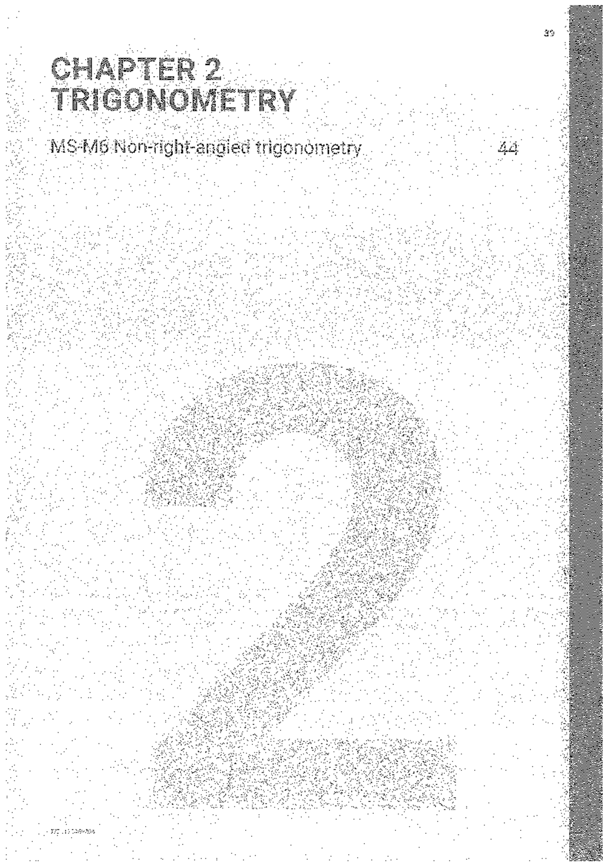 2. Trigonometry - 39 CHAPTER 2 TRIGONOMETRY trigonometry 44 ...