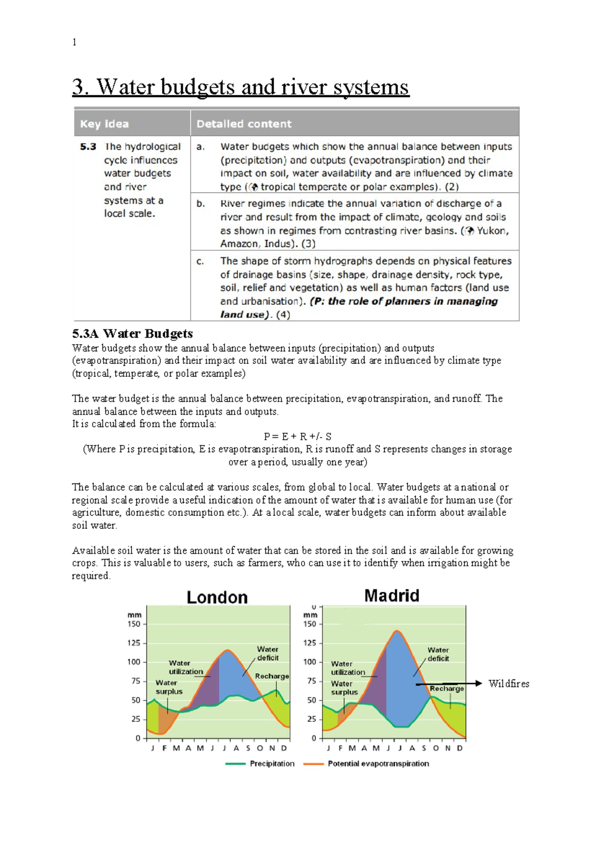3. Water budgets and river systems - 3. Water budgets and river systems ...