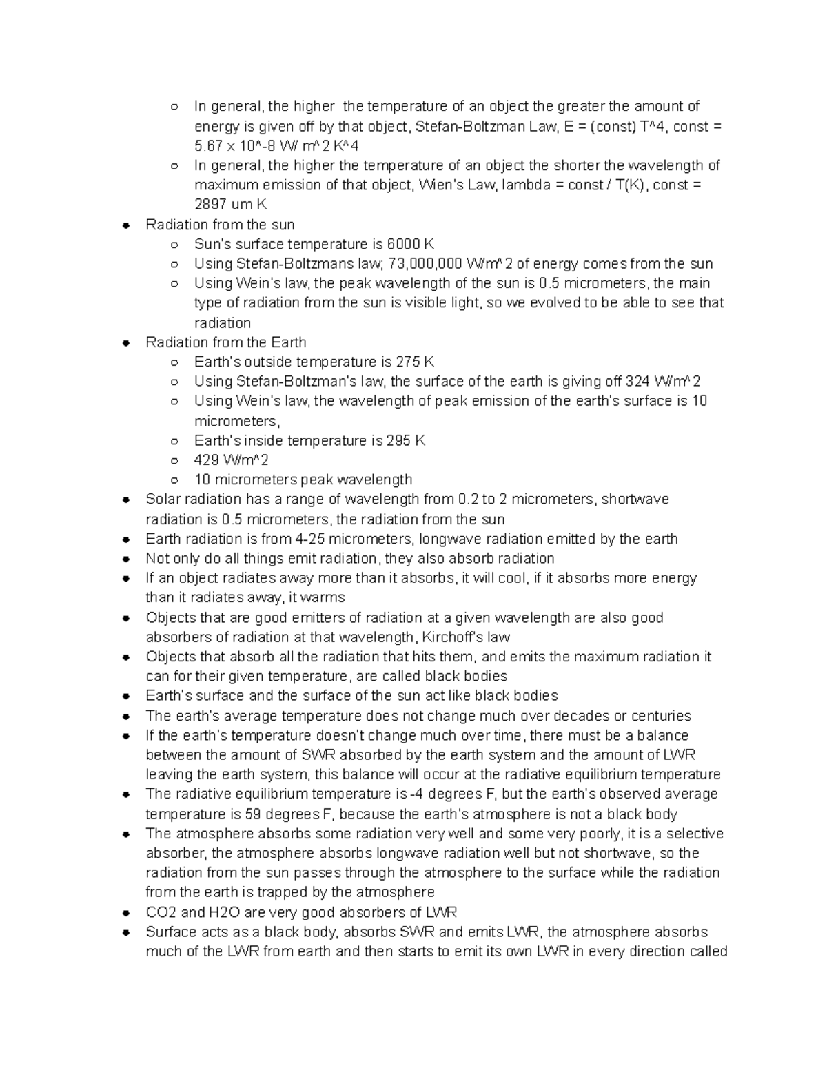 Meteorology study notes (74) - In general, the higher the temperature ...