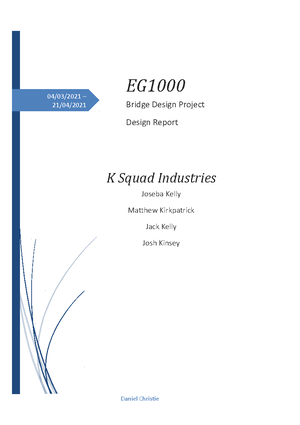 Unit 1 - Engineering Design Process 2021 - EG1000: Engineering 1 Unit 1 ...