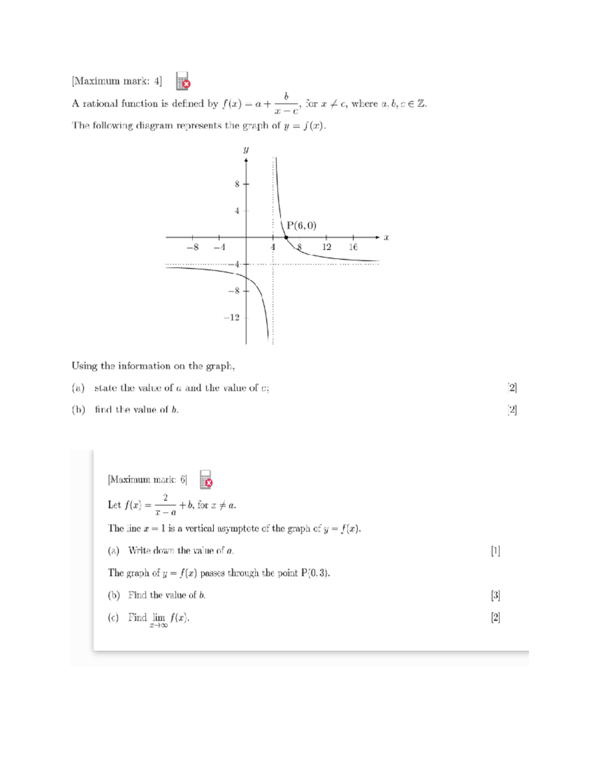 Reciprocal functions questions - Business Math - Studocu