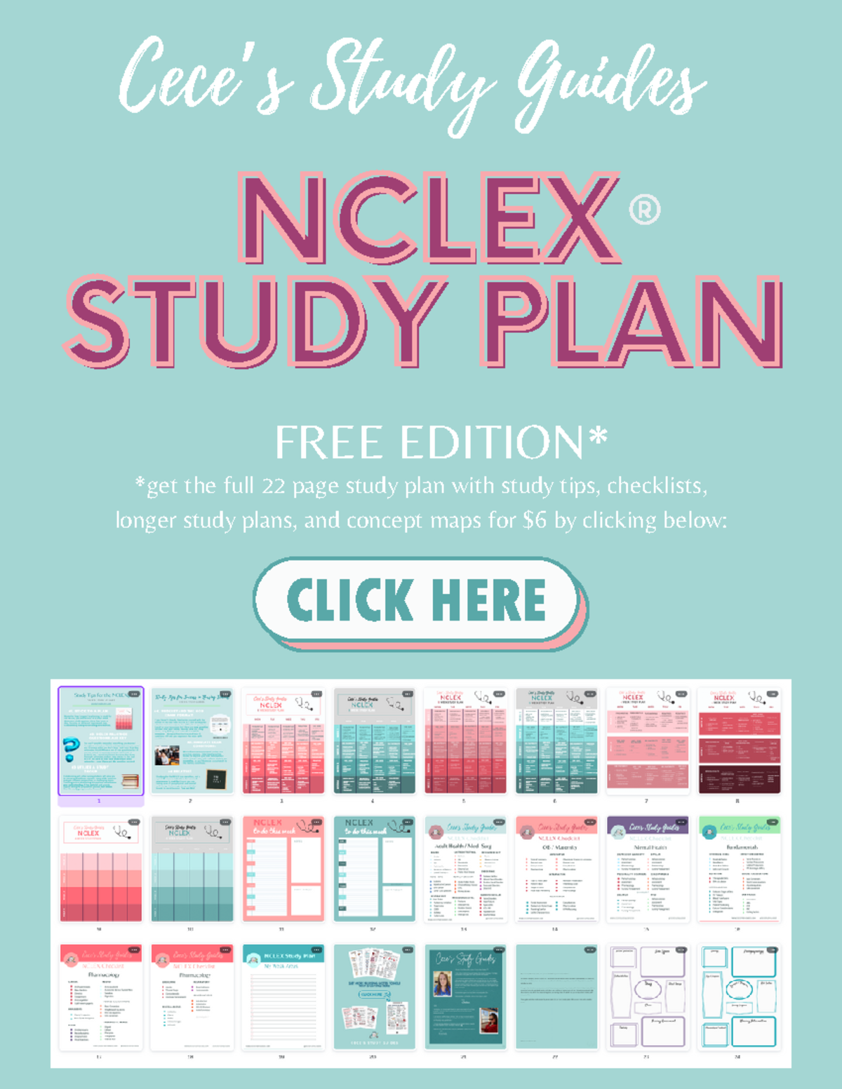 Sample Nclex Study Plan Freebie - NCLEX NCLEX STUDY PLAN STUDY PLAN ...