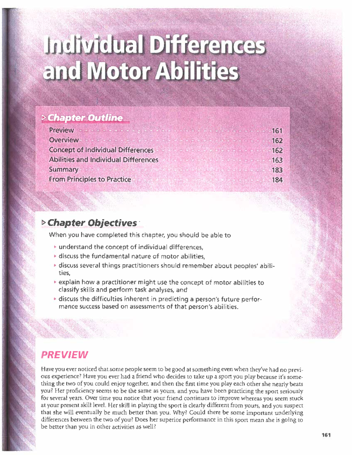 CH.6 PDF - Motor Learning and Performance Book - KINS 3750 - Studocu