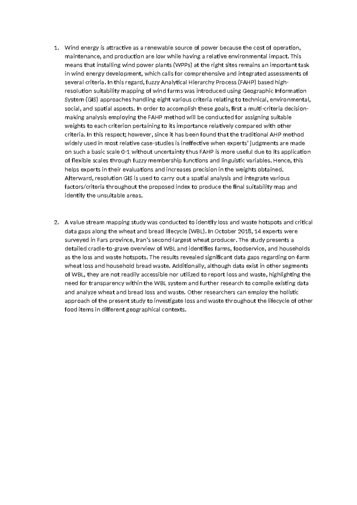 1st-rrl - good - Wind energy is attractive as a renewable source of ...