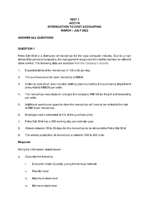 Acc example - ACC117 - Introduction to Financial Accounting - Studocu