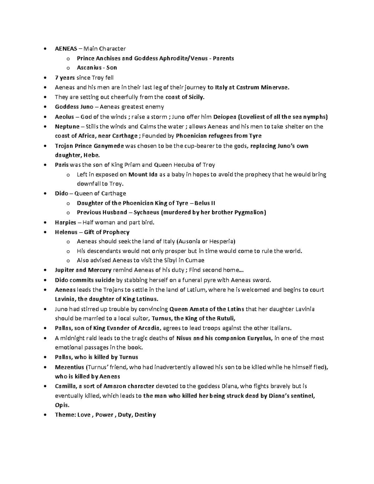 Divine Comedy and Aeneas - AENEAS – Main Character o Prince Anchises ...