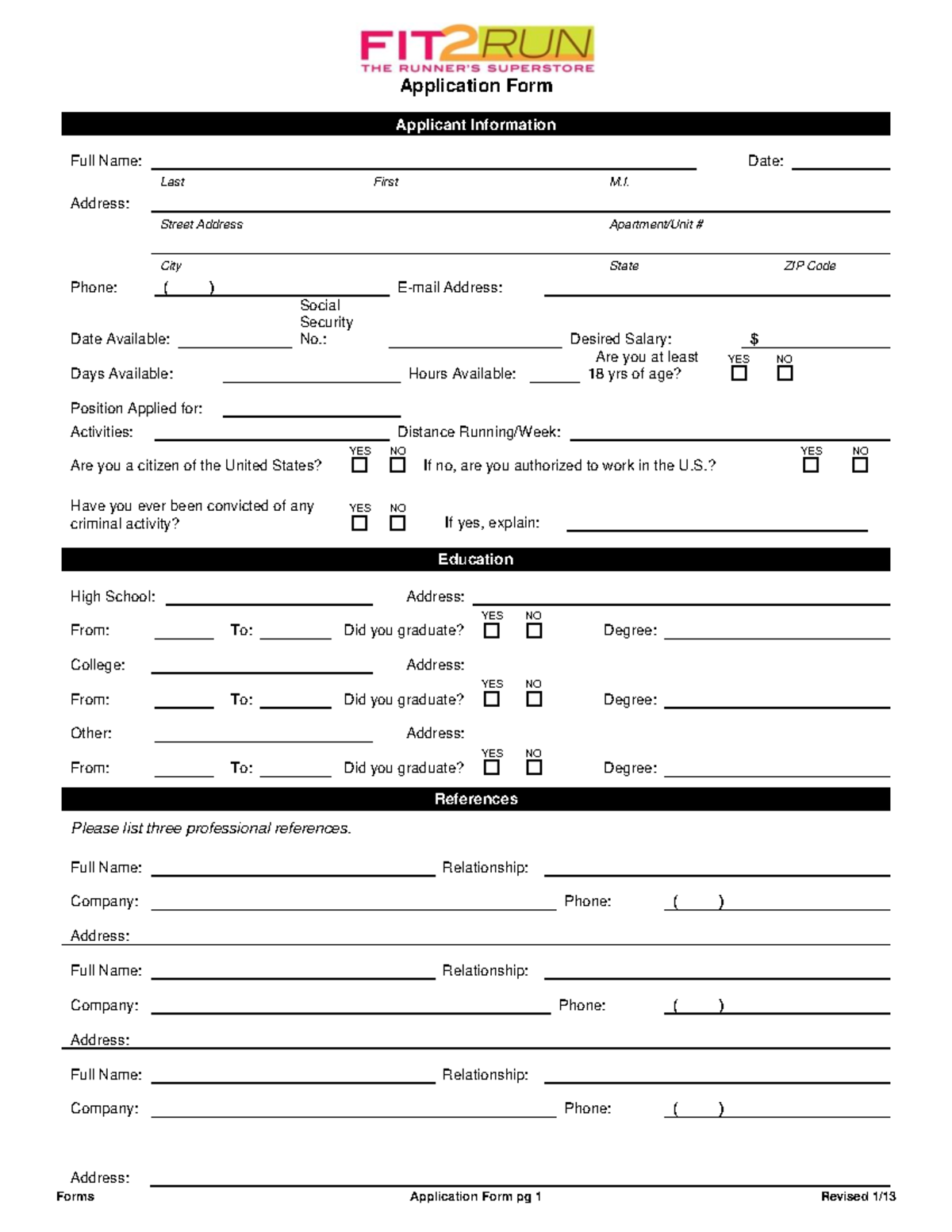 Application-form-2015 - Application Form Forms Application Form pg 1 ...
