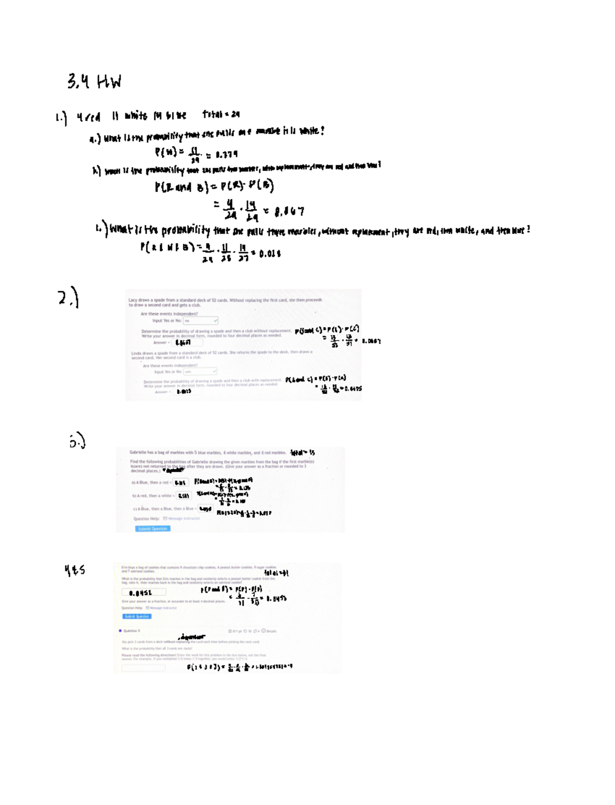 Chapter 3 HW PT 2 - Probability - MATH 050 - Studocu