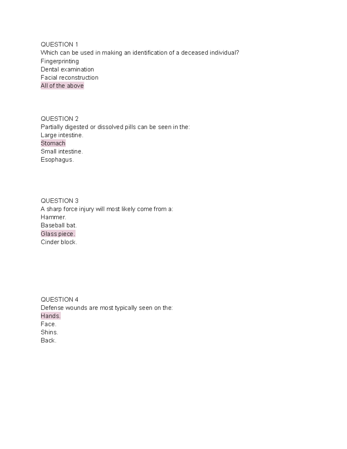 Chapter 25 exam review for professor emad - QUESTION 1 Which can be ...