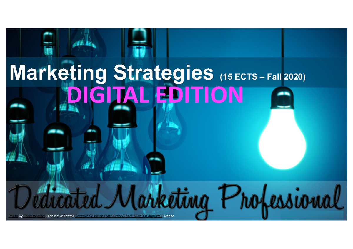 Introduction to marketing communications slides module 3 (Seminar 1 ...