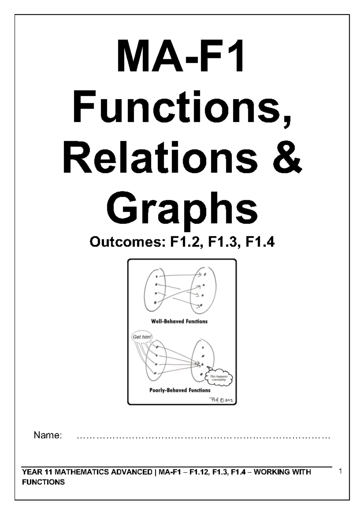 F1.2 - F1.4 Booklet 2024 - YEAR 11 MATHEMATICS ADVANCED | MA-F1 – F1, F1, F1 – WORKING WITH 1 MA ...