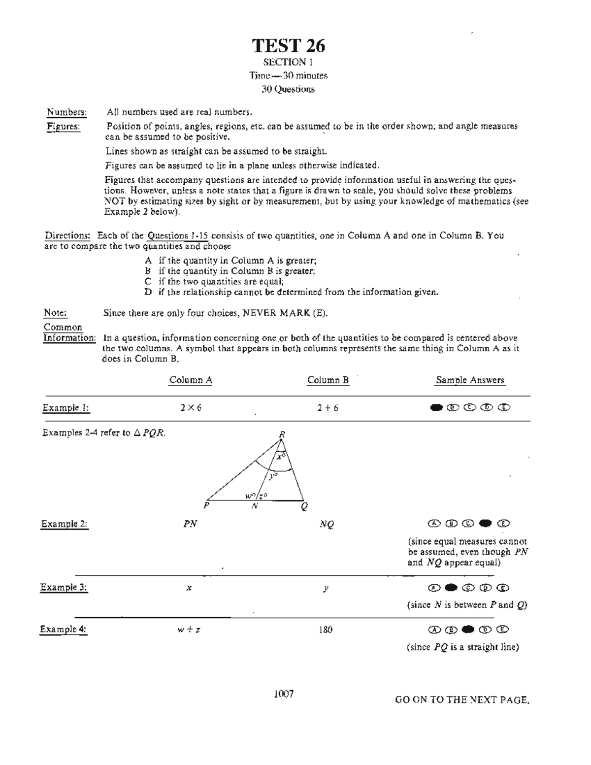 Big book - 26 - kjbkjjn - Numbers: Figures: TEST 26 SECTION 1 Time-3 ...