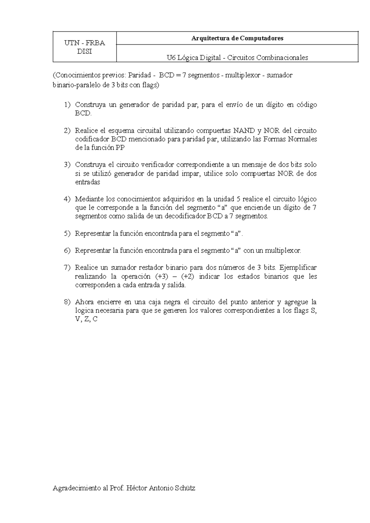 TP1 U6 Circuitos combinacionales v1 - UTN - FRBA DISI Arquitectura de ...