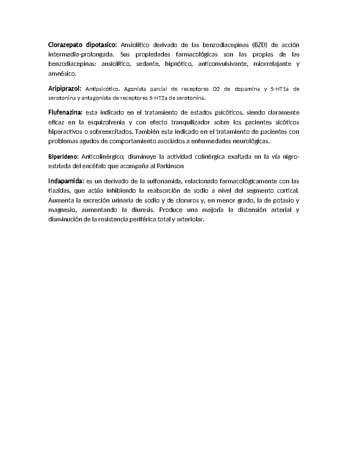 Clorazepato dipotasico - Sus propiedades farmacológicas son las propias ...