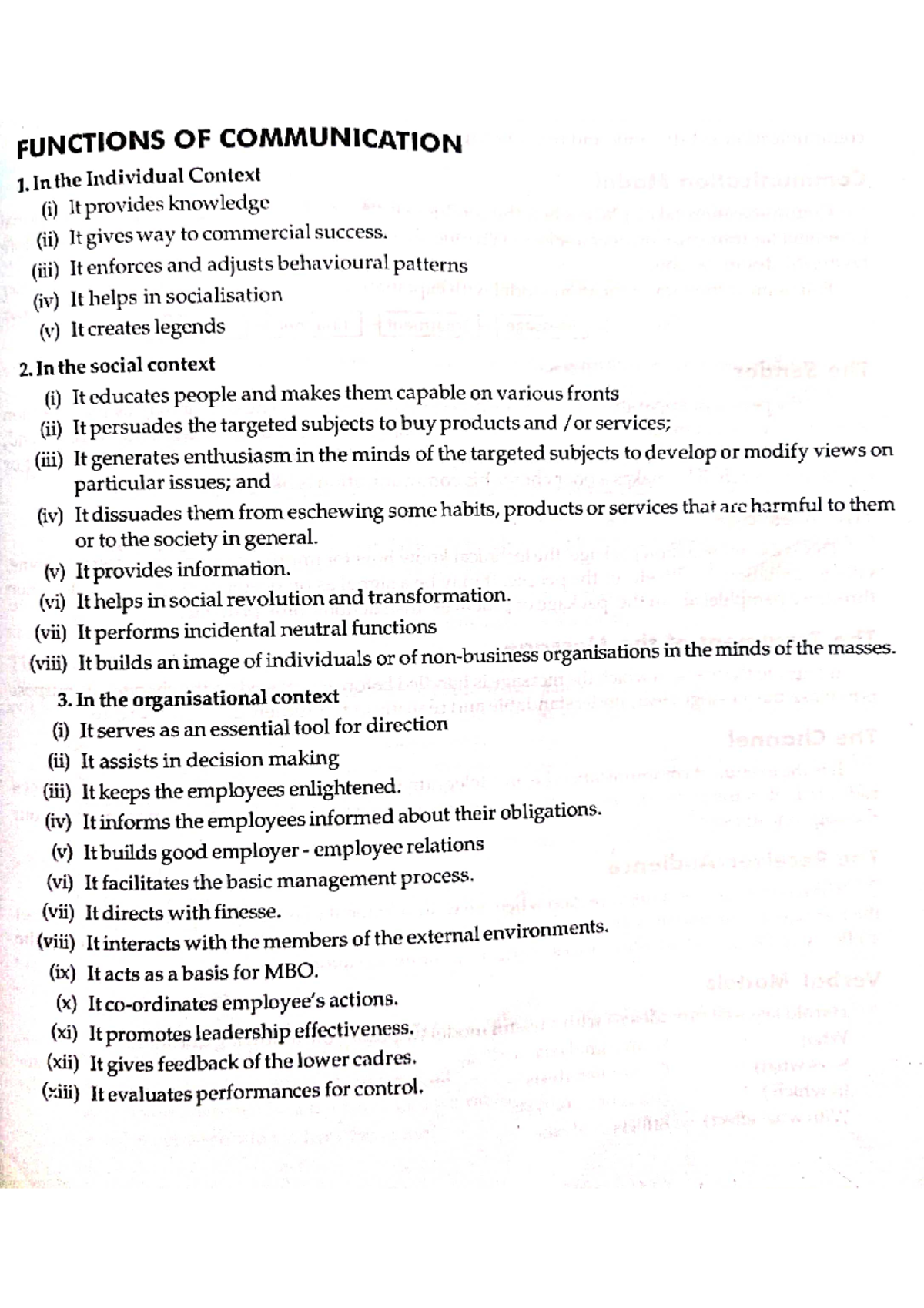 Functions of communication - Communication Skills In English - Studocu