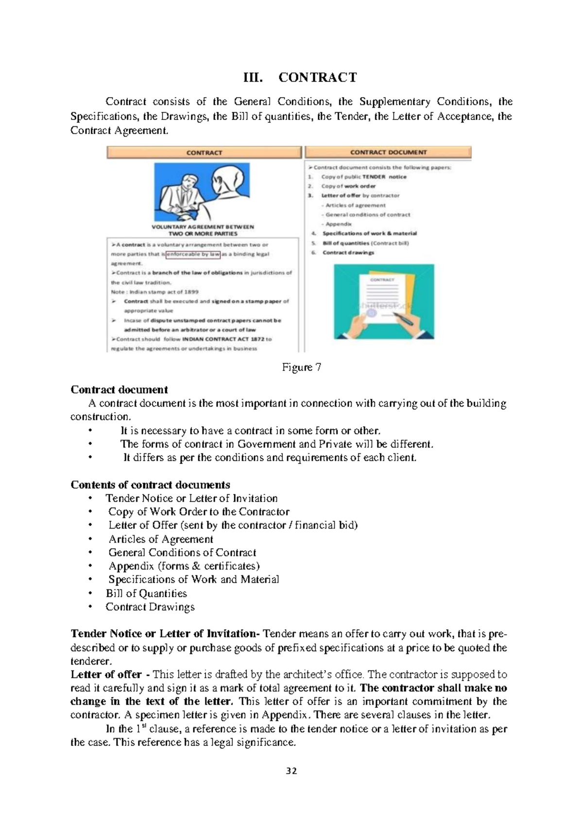 Contract - III. CONTRACT Contract consists of the General Conditions ...