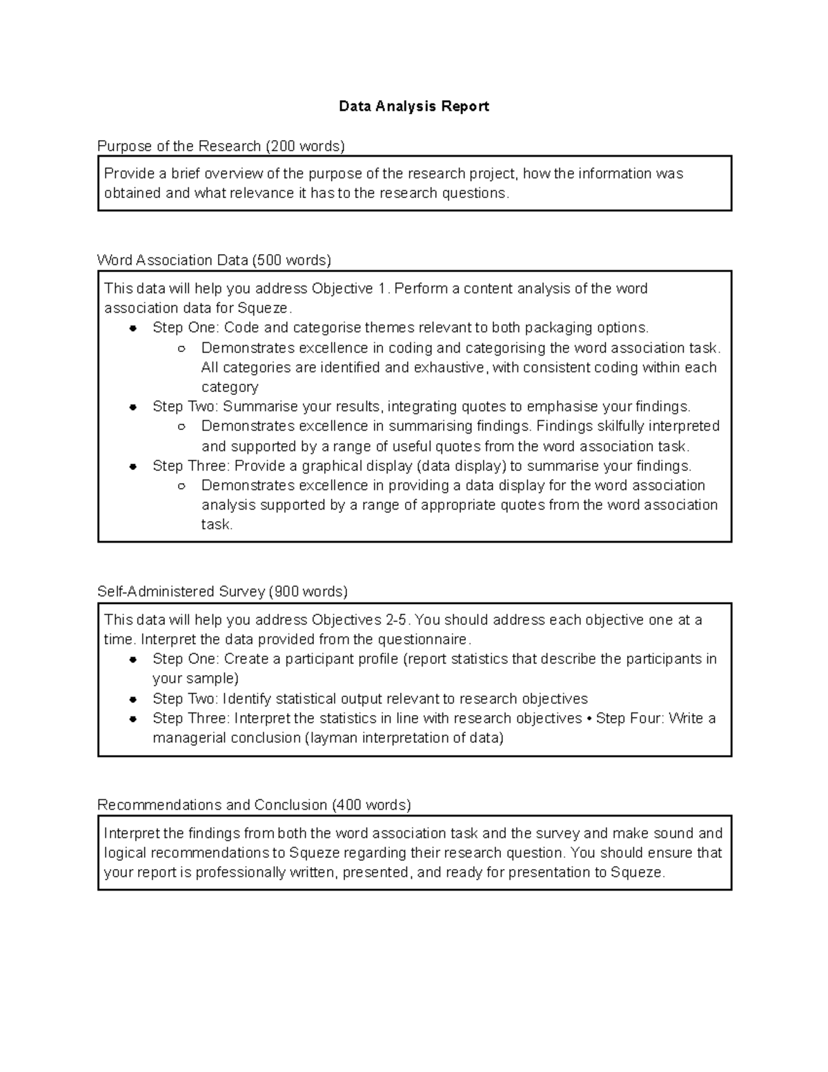 Data Analysis Report - goodkuck - Data Analysis Report Purpose of the ...