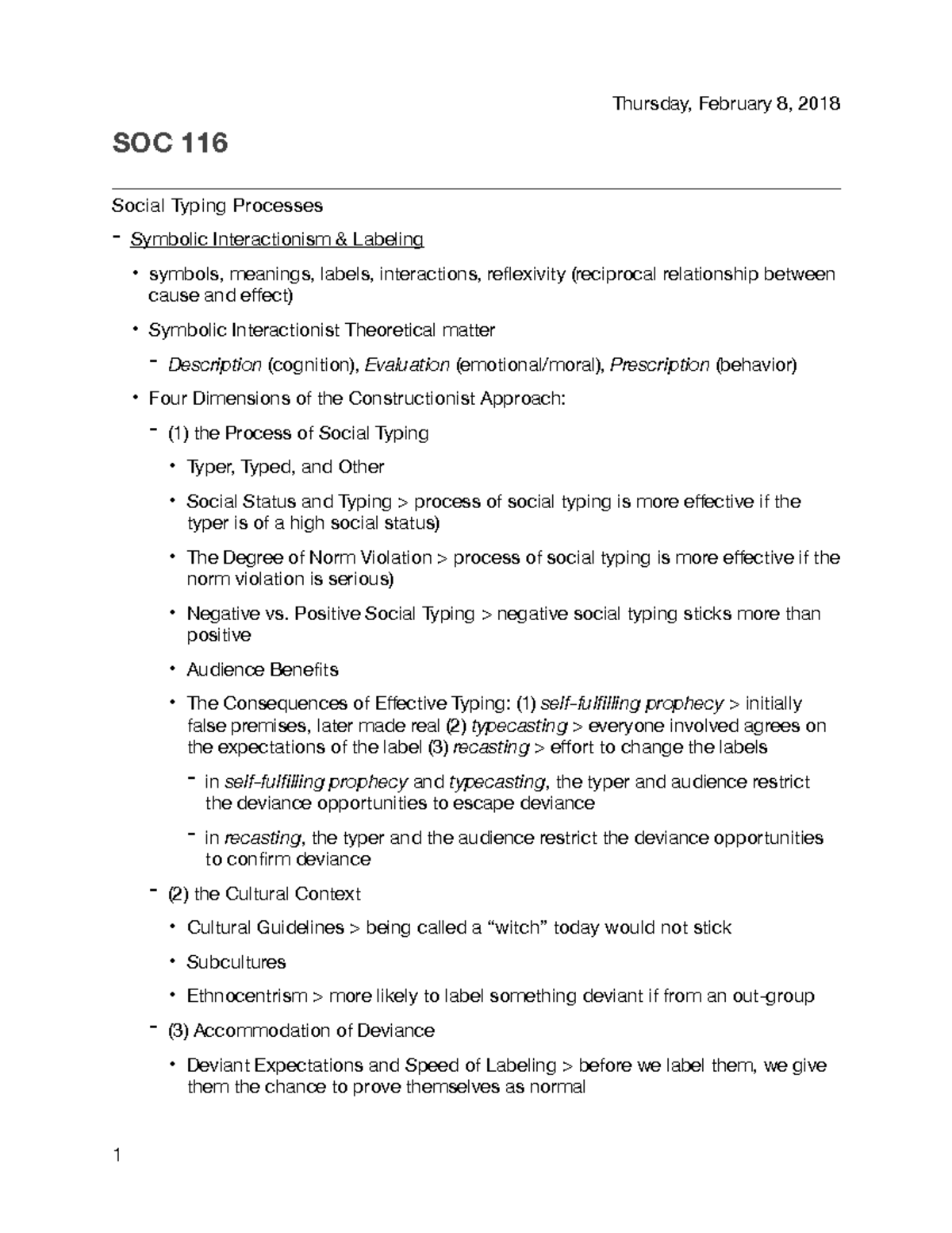 Lecture 3 notes - While my professor put the slides on blackboard, a ...