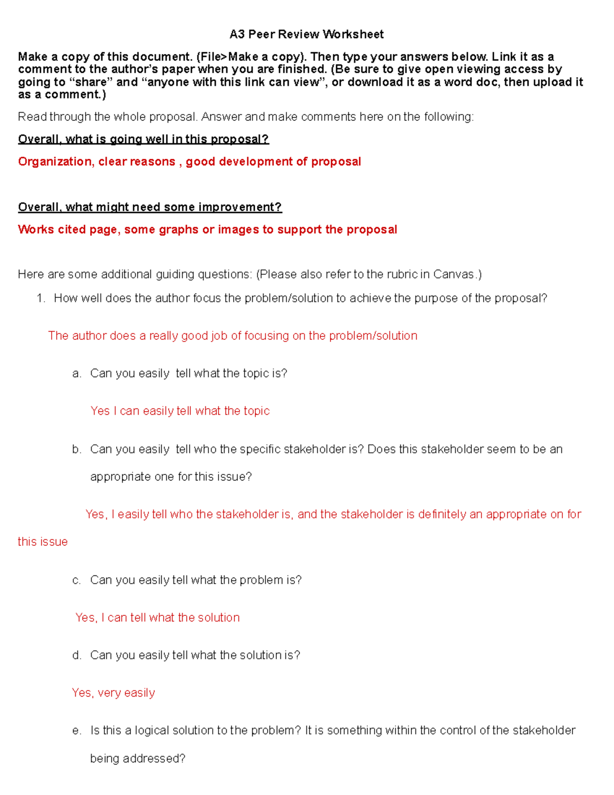 A3 Peer Review Worksheet - (File>Make a copy). Then type your answers ...