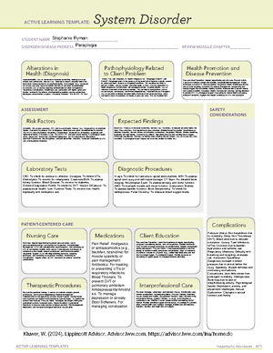 ALT Therapeutic Procedure Incentive Spirometry - ACTIVE LEARNING ...