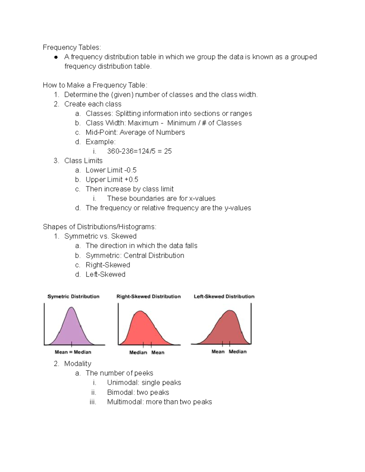 STAT 103 Chapter 2 - Frequency Tables: A frequency distribution table in which we group the data ...
