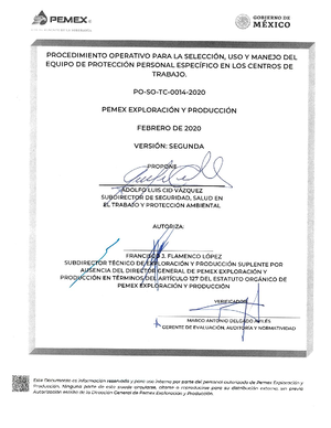 Tabla A1 - Seguridad Industrial - Studocu