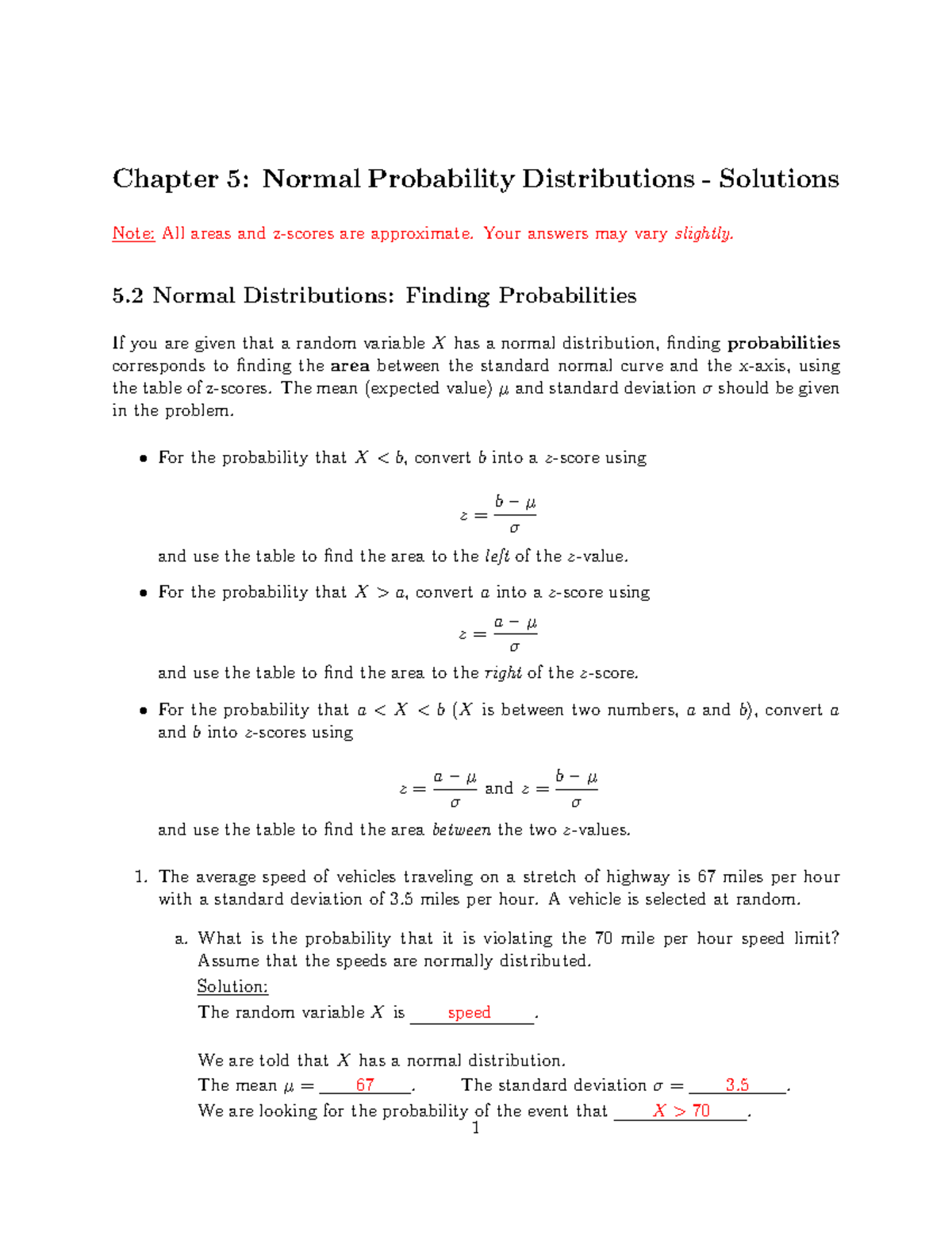 Worksheet October 24 Solutions - Chapter 5: Normal Probability ...
