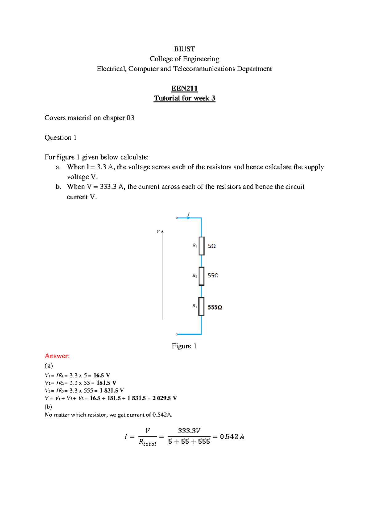 Tutorial Week03 chpt03 with answers - BIUST College of Engineering ...