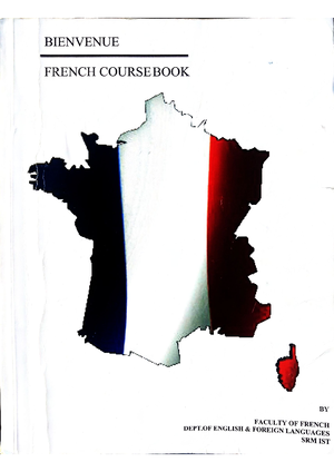 French unit 1 - Studocu