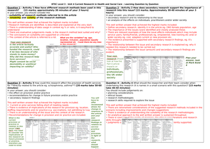 Unit 4 enquiries into research - Enquiries into Current Research in ...