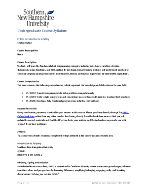 SNHU IT-140 Module 2 Assignment - Joshua Conklin May 3, 2022 IT-140 ...