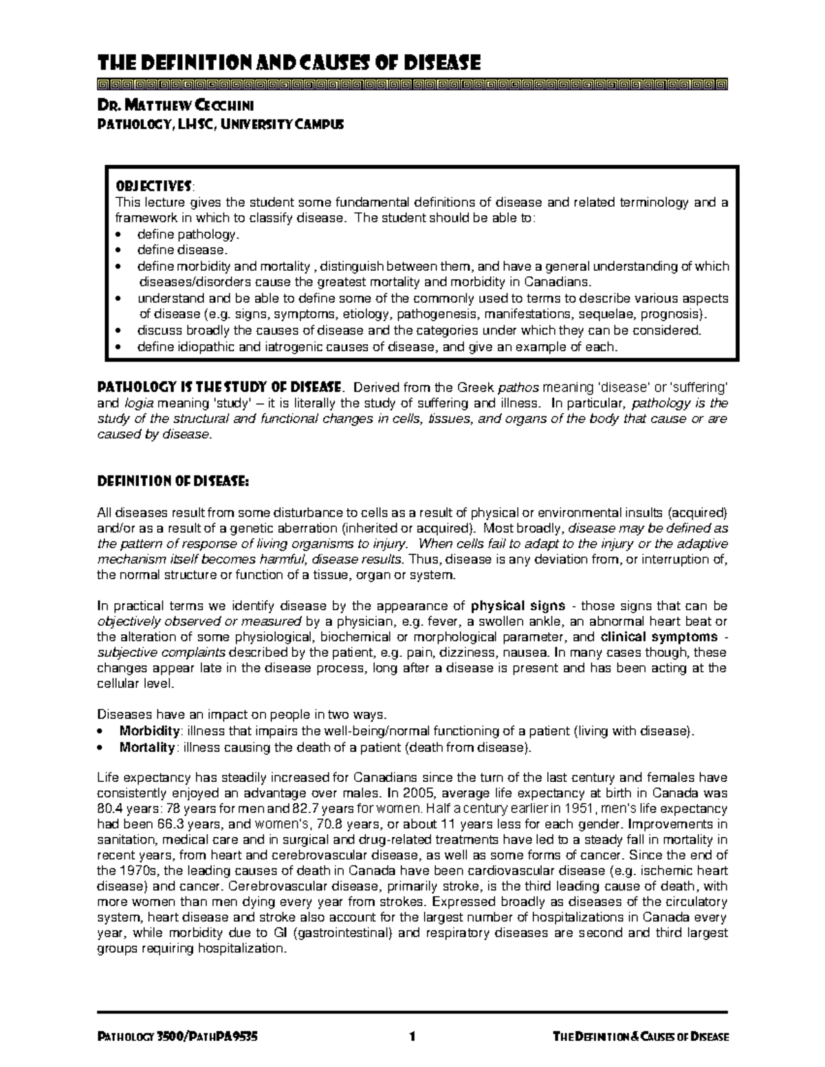 Shepherd+-+Cause+of+Disease+-+2019 - THE DEFINITION AND CAUSES OF ...