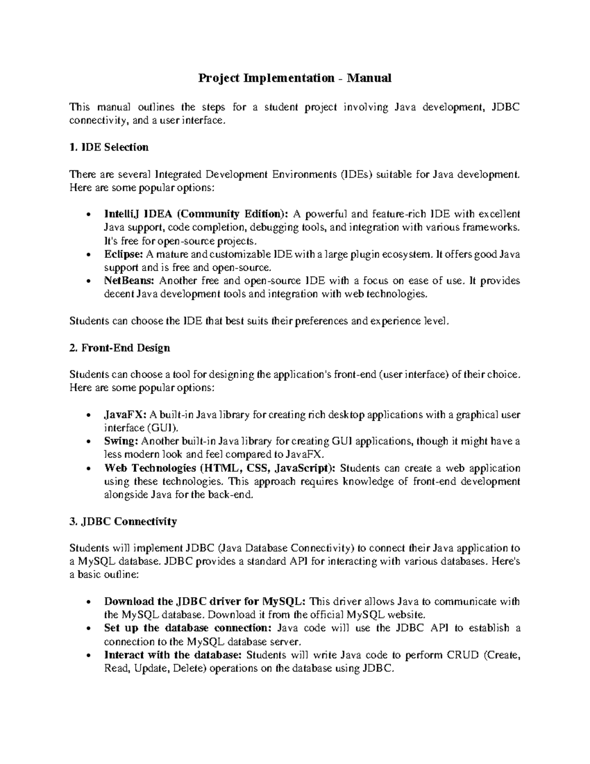 APP Implementation - luggnhnhdn - Project Implementation - Manual This ...