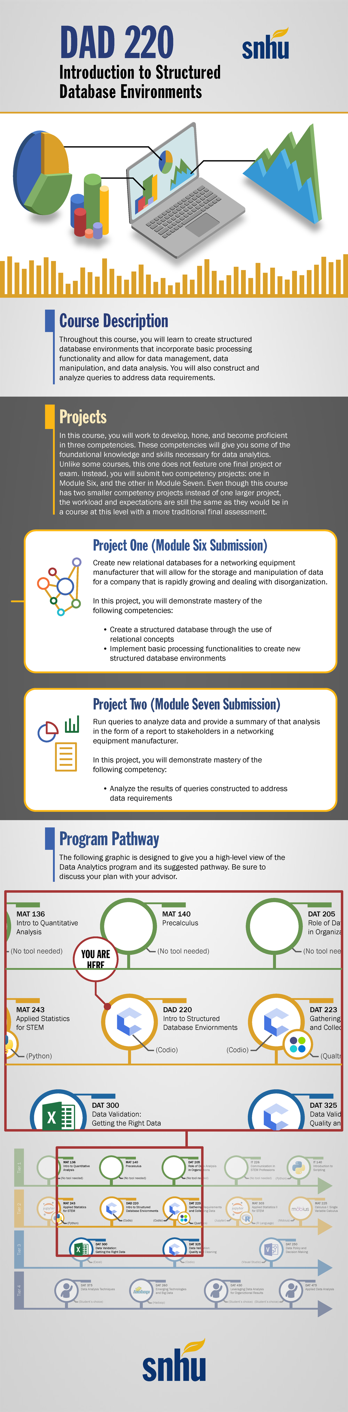 DAD 220 Course Infographic - ####### (Hadoop) (Student’s choice ...