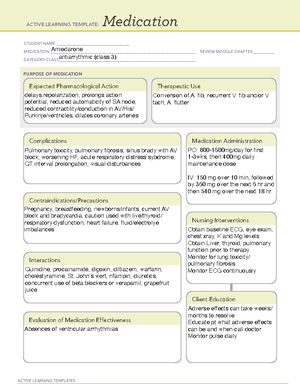 ATI Medication Template Bactrim DS - ACTIVE LEARNING TEMPLATES ...