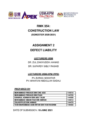 Muhammad Firdaus BIN FUAD MBE211099 - Assignment 2 (MBEA1303-01 ...