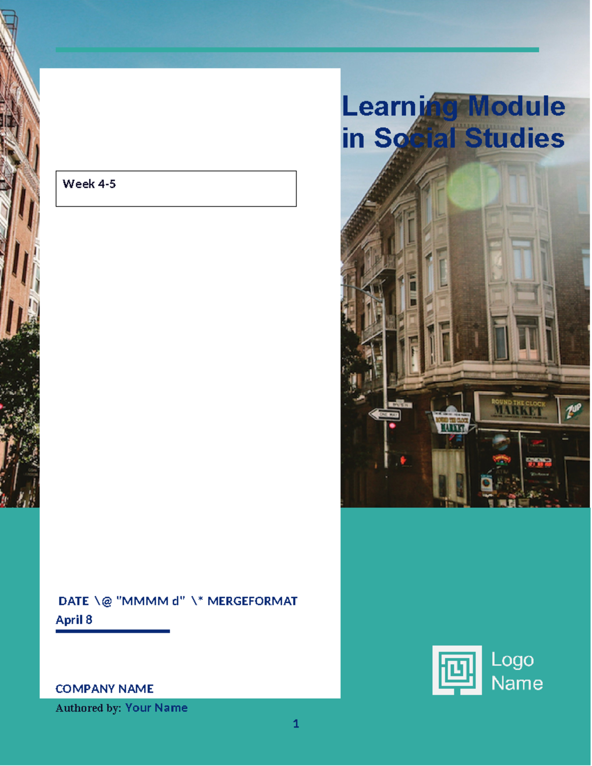 Module 4-5 social studies - DATE @ "MMMM d" * MERGEFORMAT April 8 ...