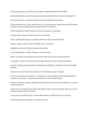 Ch. 10 accounting 1 - COURTESY OF MC. MCGRAW HILL CONNECT NOTES ...