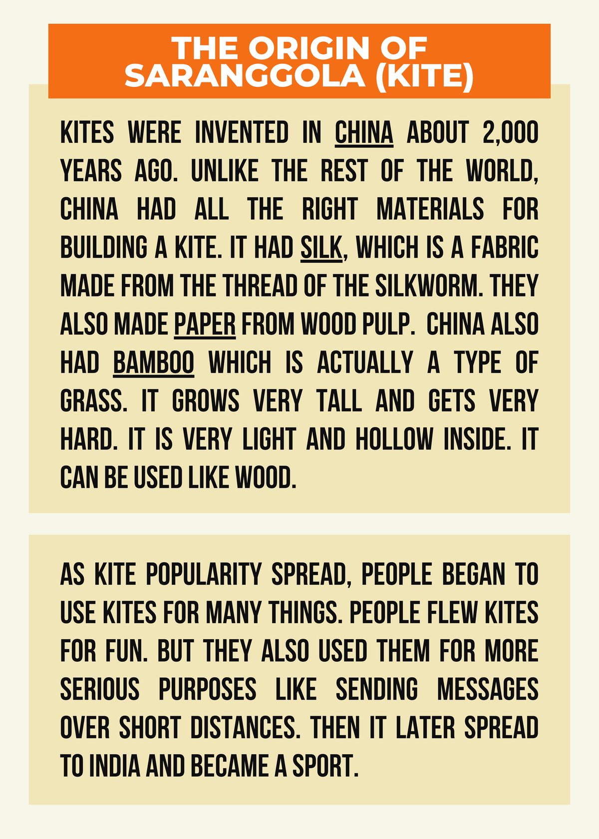 Saranggola- Origin - THE ORIGIN OF SARANGGOLA (KITE) KITES WERE ...