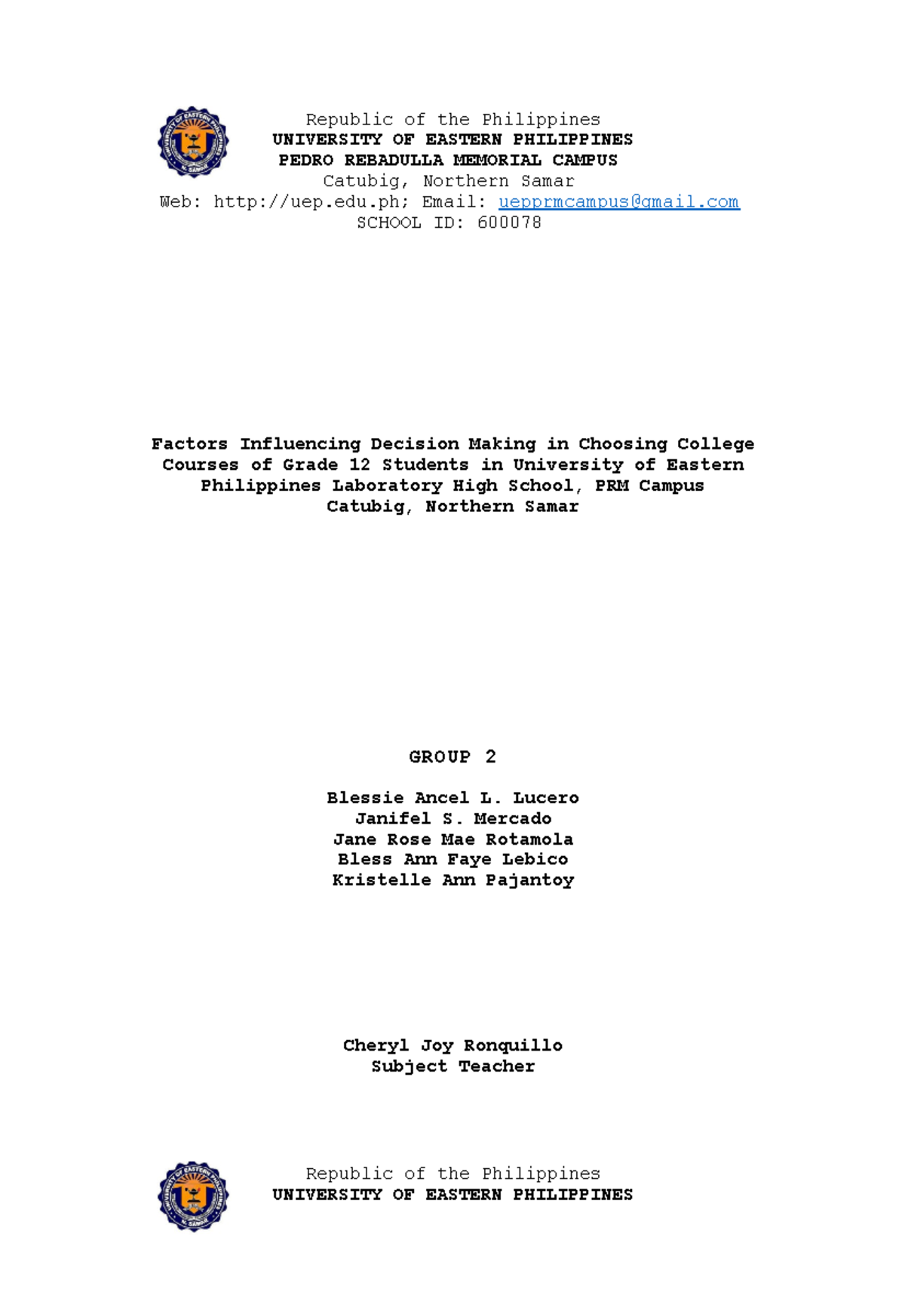 Practicalresearch 2 - A practical research that can be used for ...