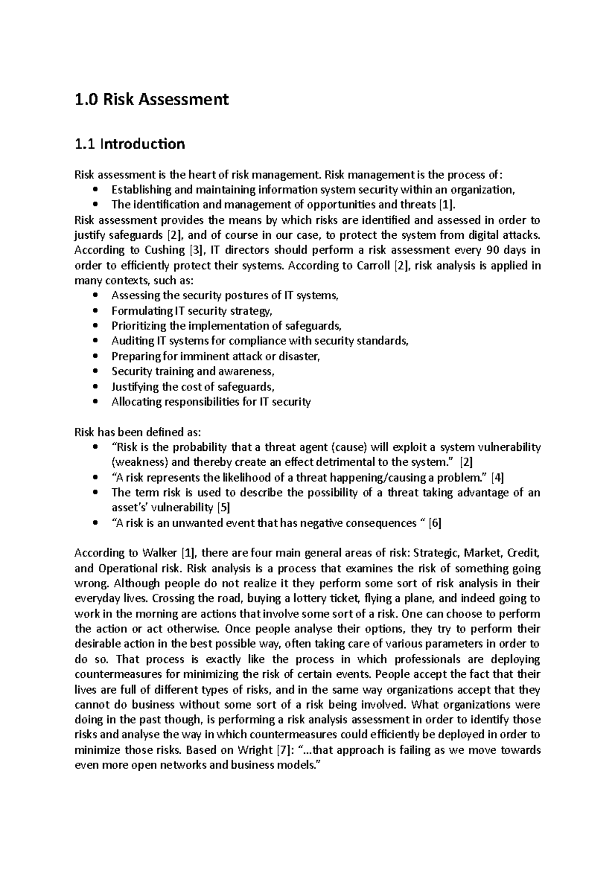 Directed - Risk assessment explained - 1 Risk Assessment 1 Introduction ...