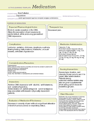 MED Naproxen - ATI medications sheet - ACTIVE LEARNING TEMPLATES ...